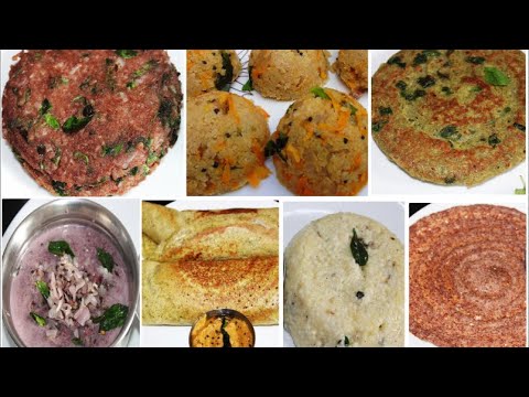 7 days 7 Breakfast Recipes in Tamil/Diabetic Breakfast Recipes/Weight ...